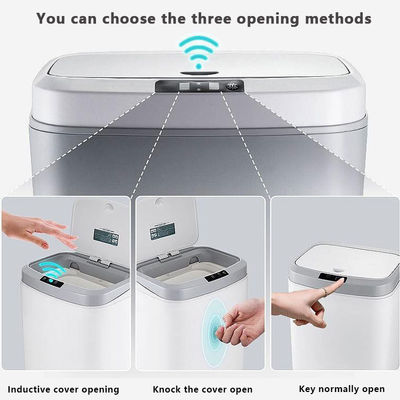 Vacuum Compost 16 Litre White Bin Touchless Sensor Intelligent Rubbish ...