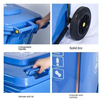 Public Garbage Park Street Recycling Waste 150 Gallon Rollout Auto ...